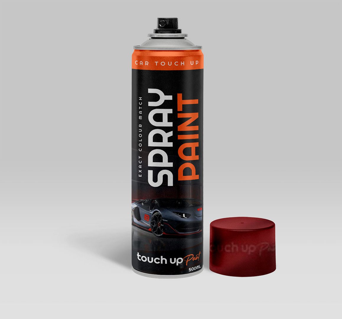 Ford F150 Vermilion Red 2003 Car Aerosol Paint E4 – Touchuppaint